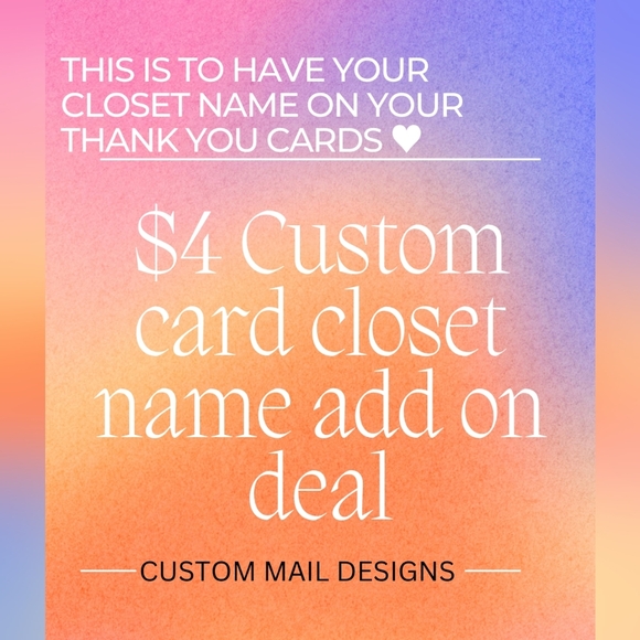 Office | Custom Closet Name Add On Offer | Poshmark